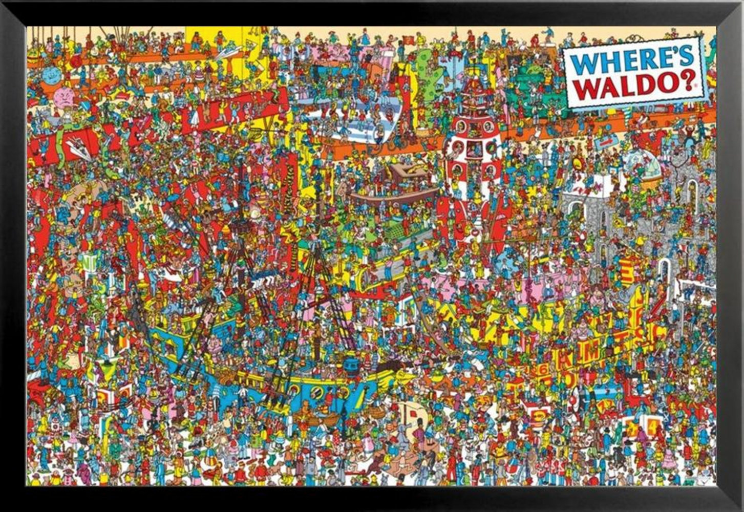 Winston Porter Where's Waldo? Framed On Paper Graphic Art | Wayfair
