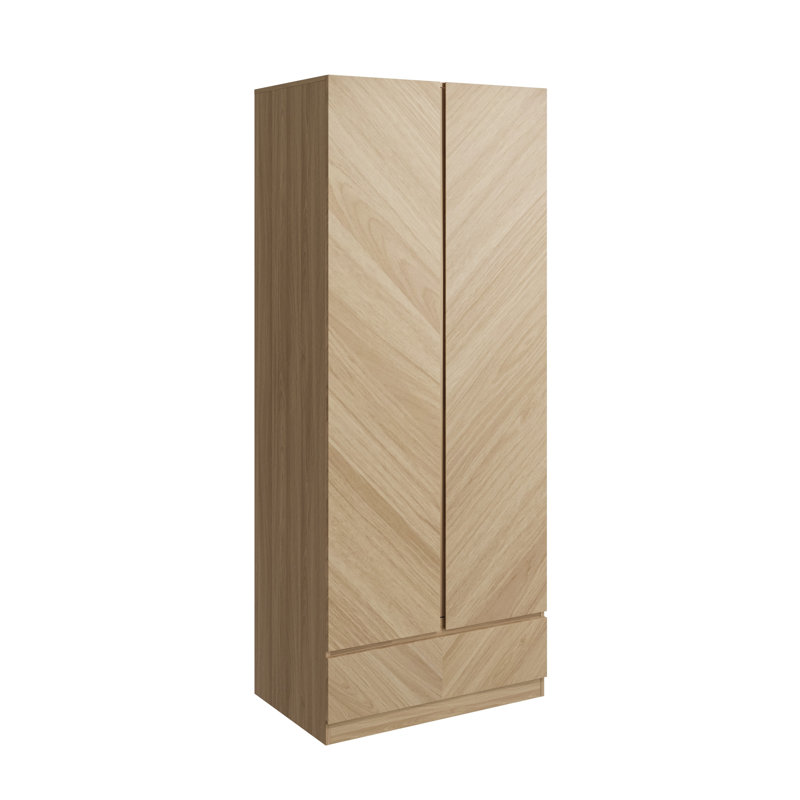 Alpen Home Kascha 2 Door Manufactured Wood Wardrobe | Wayfair.co.uk