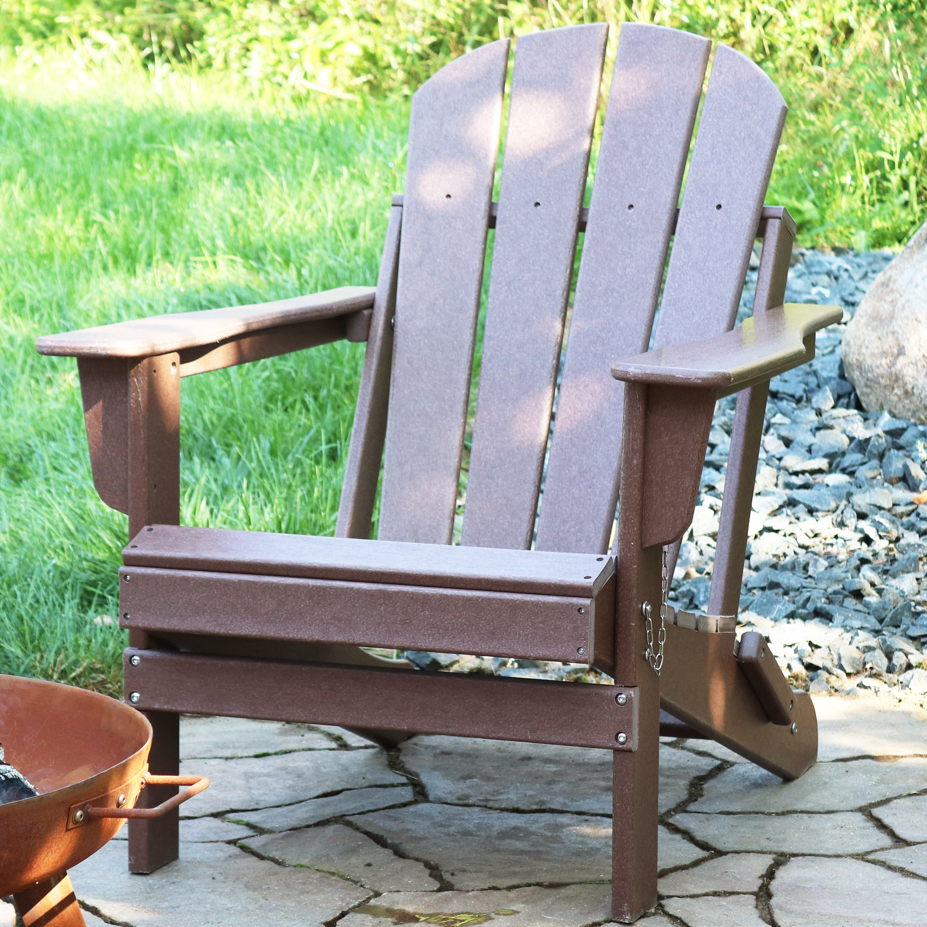 Rosecliff Heights Plastic/Resin Folding Adirondack Chair | Wayfair