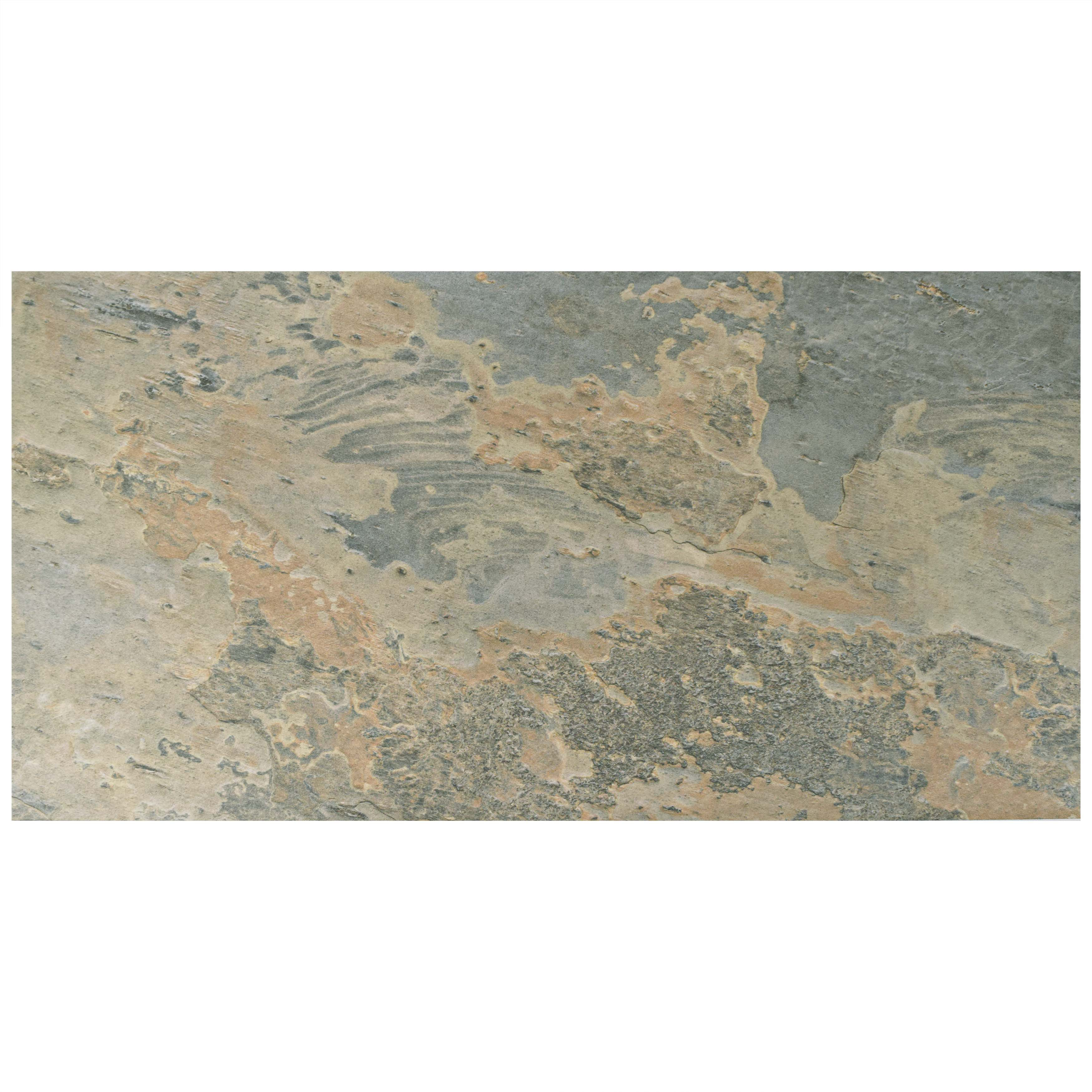 Merola Tile Ardesia 13" x 25" Porcelain Stone Look Wall & Floor Tile ...