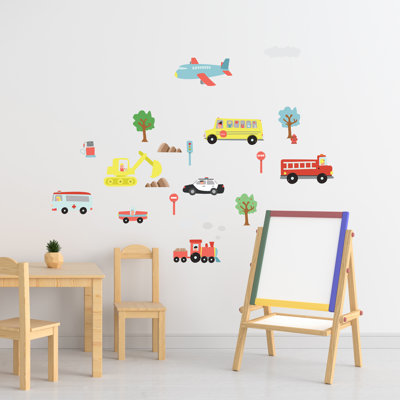 Walplus Happy Cars Wall Decal & Reviews | Wayfair