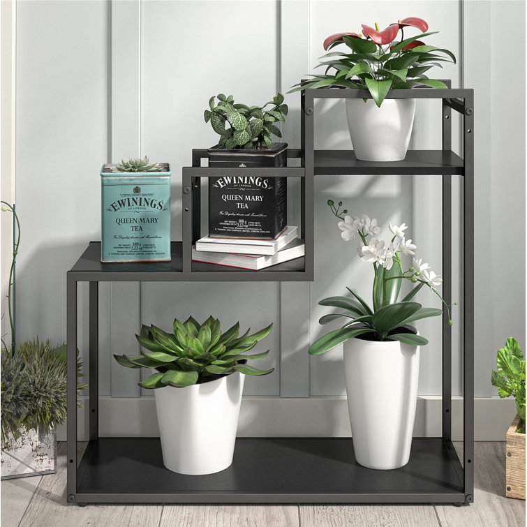 17 Stories Katelijne Rectangular Multi-Tiered Plant Stand & Reviews ...