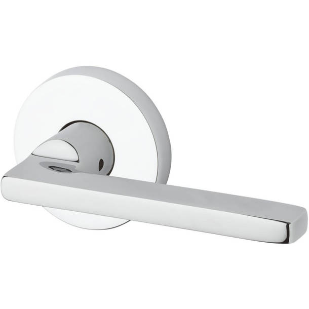 Baldwin Soho Handleset with Double Cylinder Deadbolt and Door Lever and ...