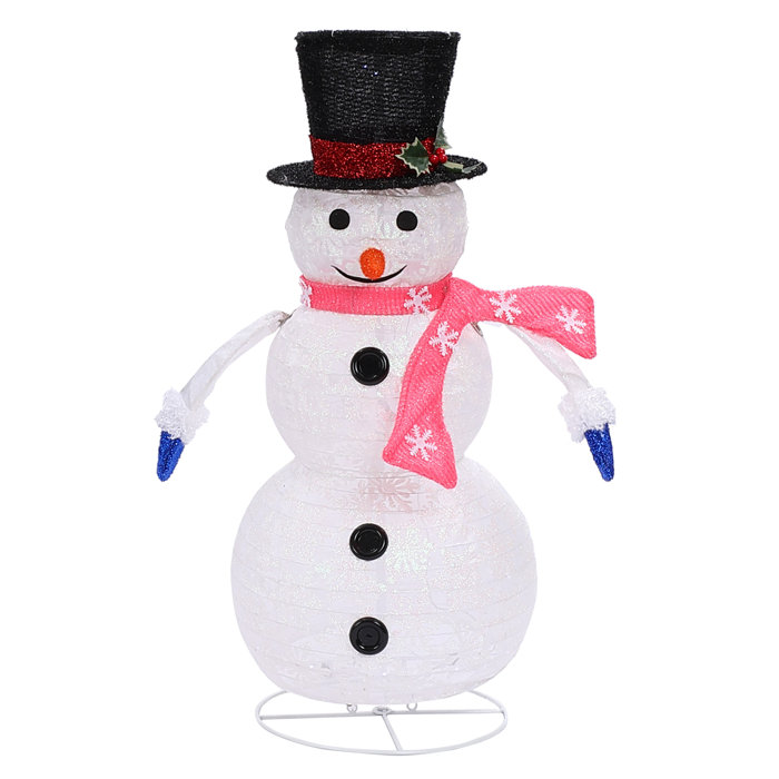The Holiday Aisle® Snowman Family Lighted Display & Reviews | Wayfair