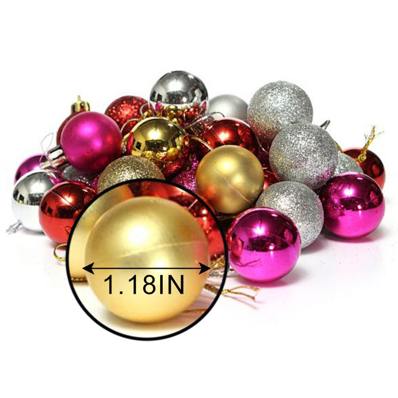 The Holiday Aisle® Solid Color Ball Ornament & Reviews | Wayfair