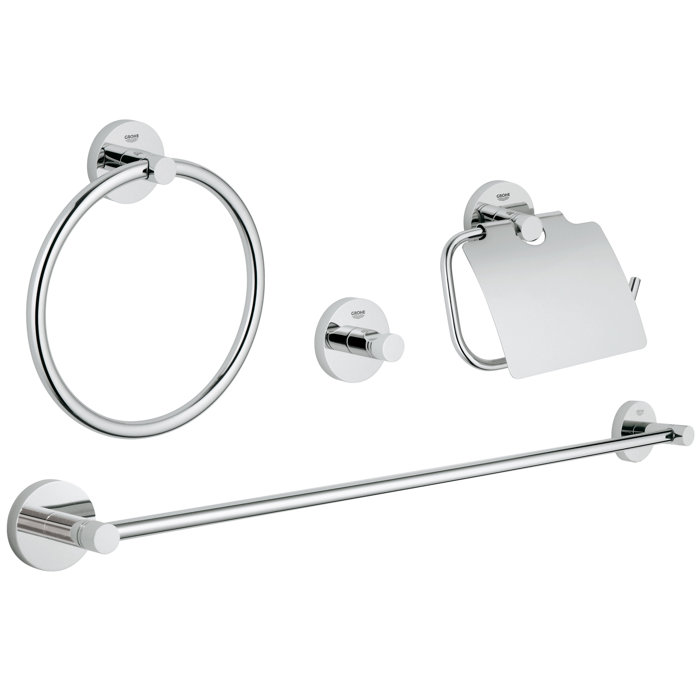 GROHE Essentials 4 - Piece Bathroom Hardware Set & Reviews | Wayfair