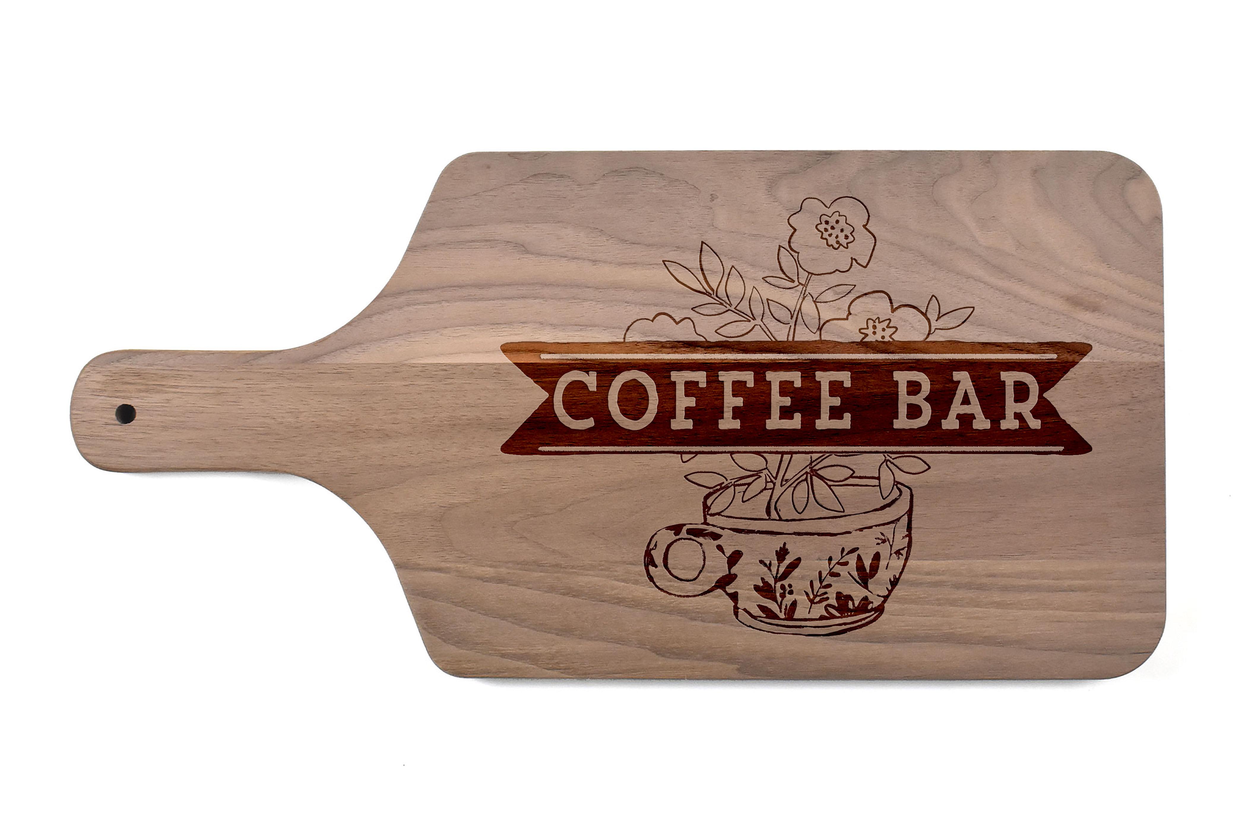 Designs Direct Creative Group Floral Coffee Bar Cutting Board | Wayfair