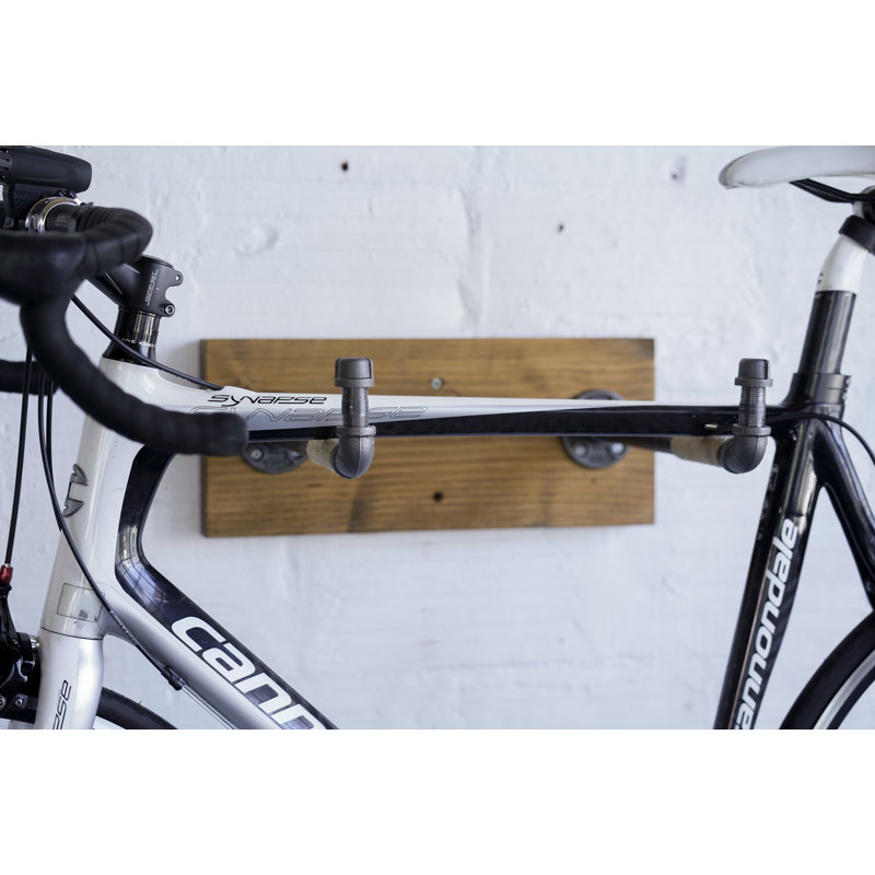 TheIronRootsDesigns Industrial Pipe Wall Mounted Bike Rack & Reviews ...