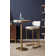 AllModern Chet Bar Height 24'' Genuine Marble Pedestal Dining Table ...