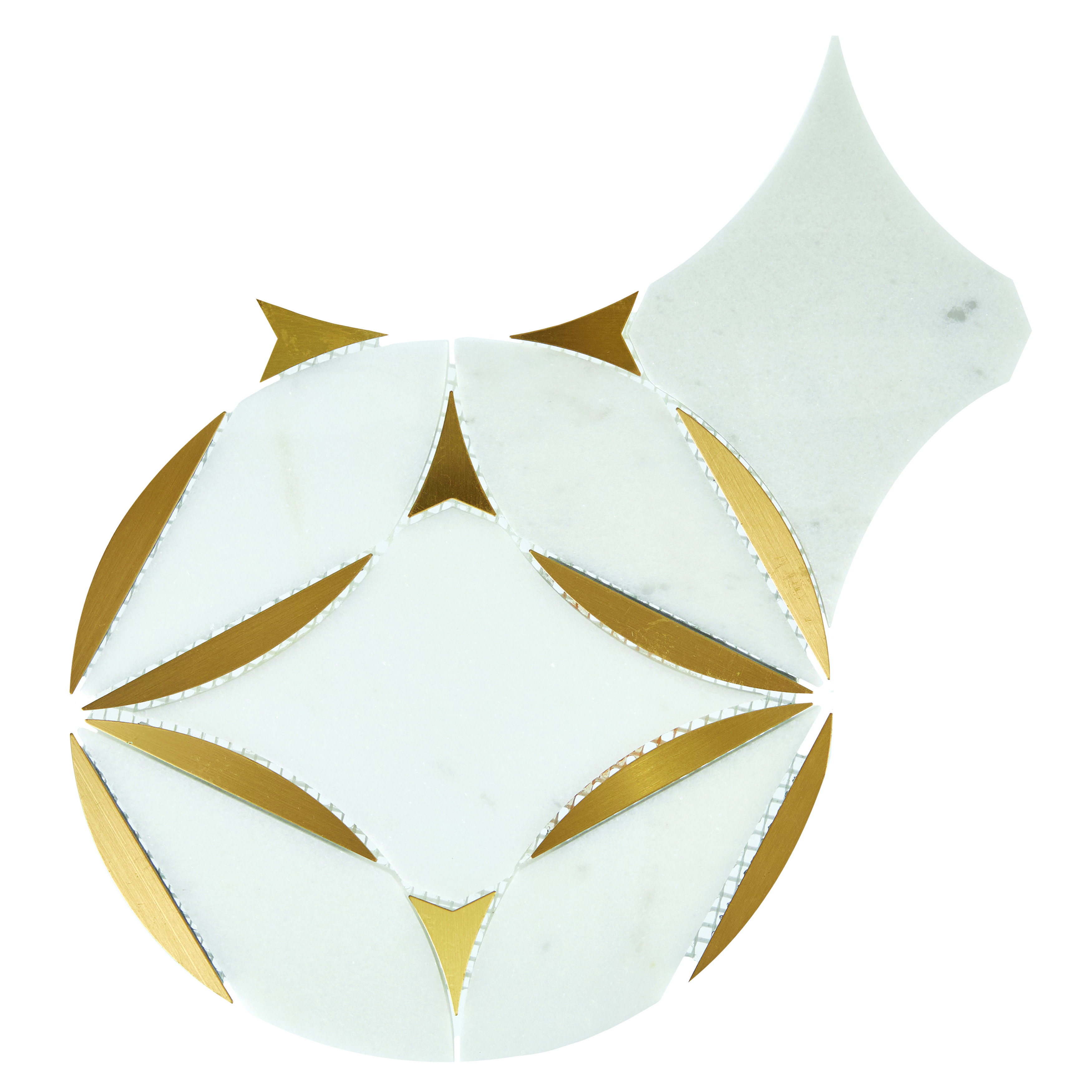 Daltile 8" x 8" Natural Stone Mosaic Wall Tile | Wayfair