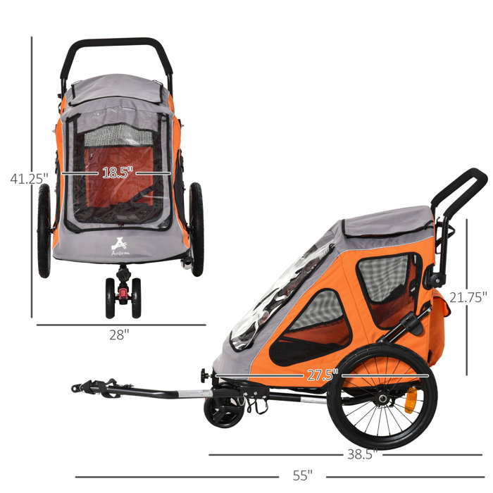 Aosom Folding Standard Stroller & Reviews | Wayfair