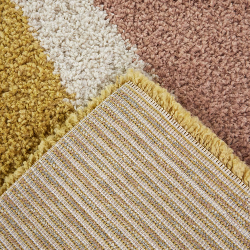 Wade Logan® Amayas Sunshine Rainbow Shag Rug & Reviews | Wayfair
