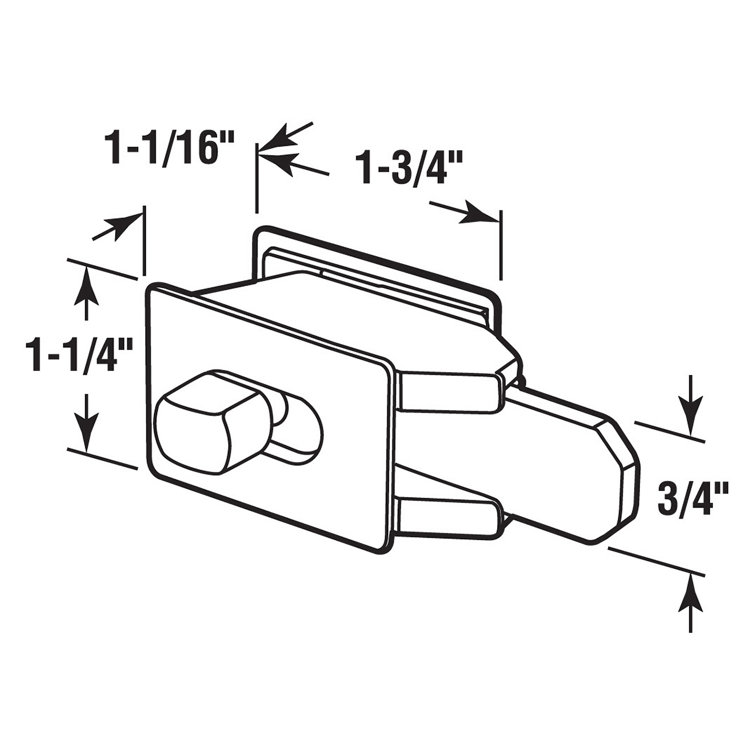 Prime-Line Slide Latch | Wayfair