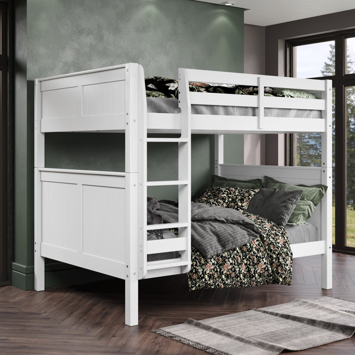 Mack & Milo™ Burkley Full Over Full Solid Wood Standard Bunk Bed by ...