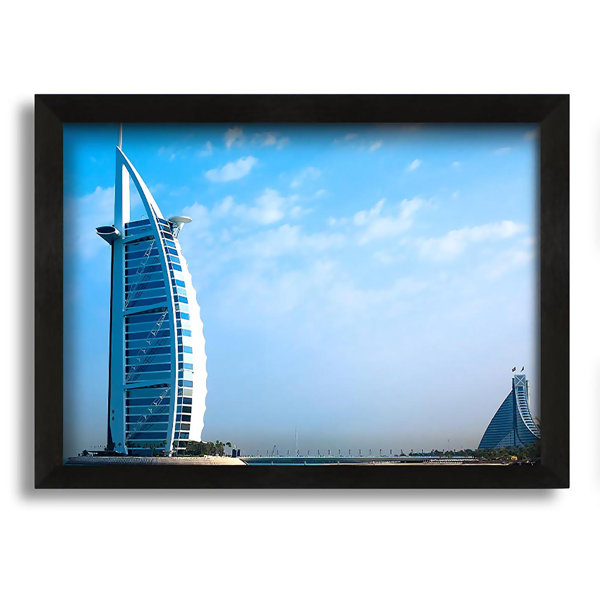 Brayden Studio Burj Al Arab Dubai In The Morning Sky - Picture Frame ...