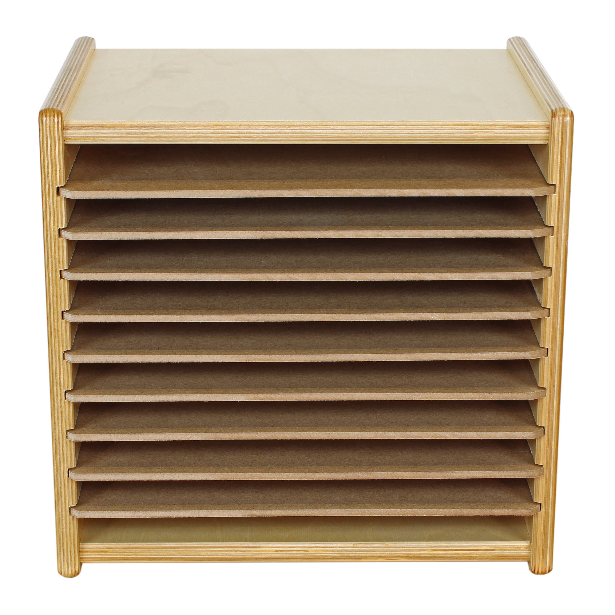 Trojan Classroom Furniture Puzzle 10 Compartment Shelving Unit ...