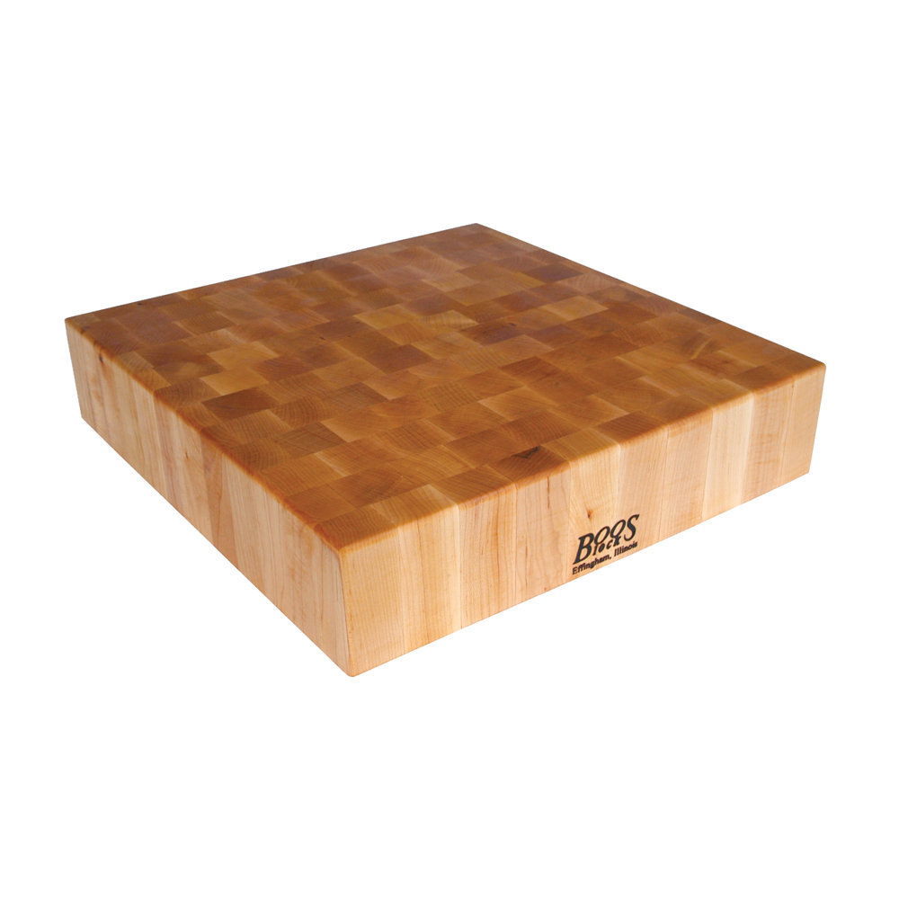 John Boos BoosBlock® Reversible 6" End Grain Maple Chopping Block | Wayfair