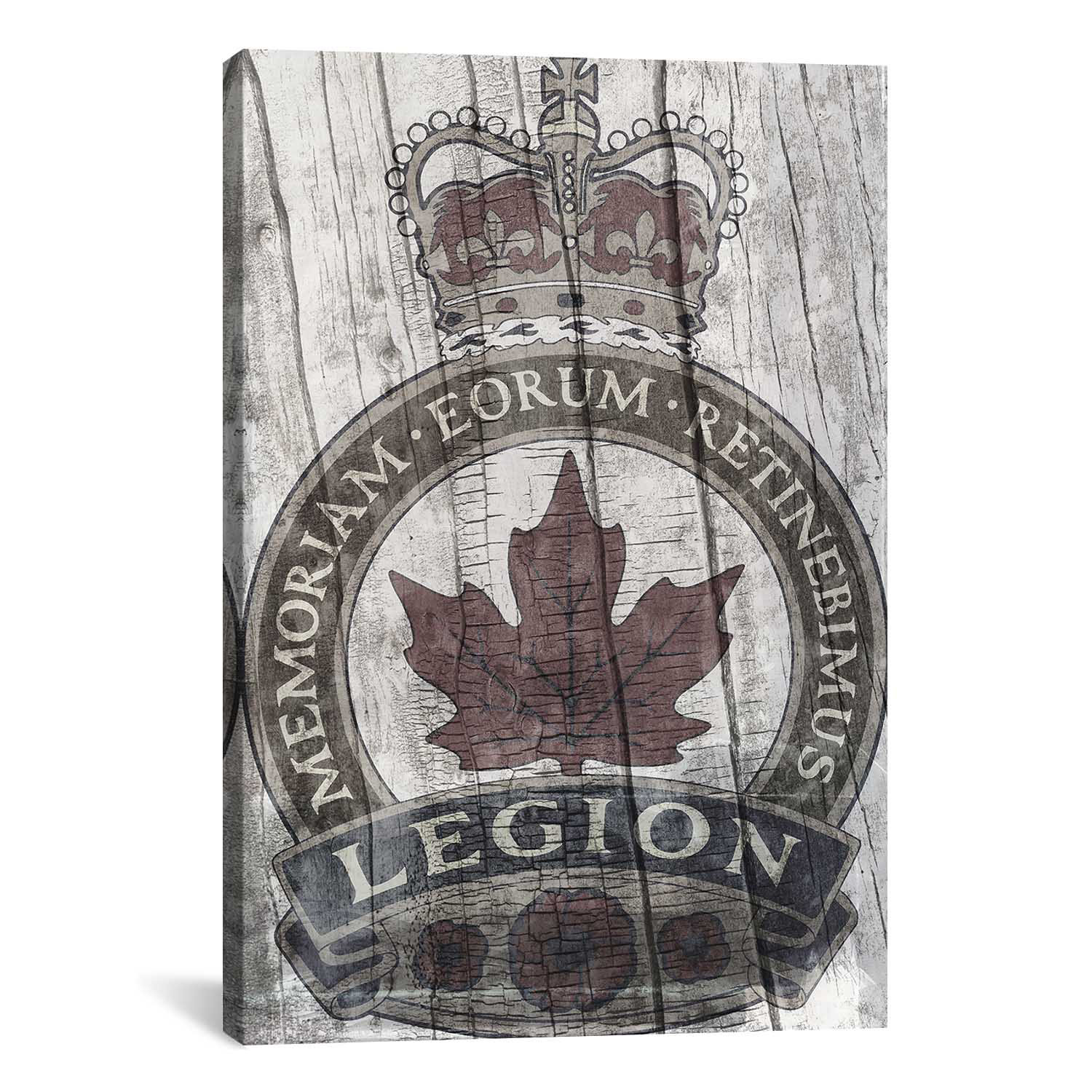Winston Porter Canadian Legion Crest #3 On Canvas Graphic Art | Wayfair