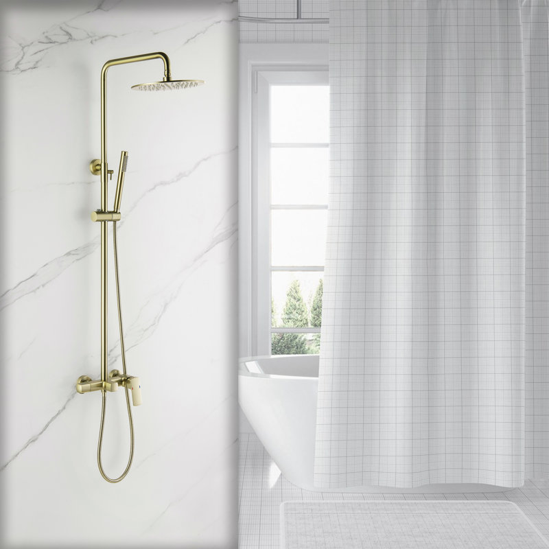 Selected Complete Shower System with Rough-in Valve & Reviews | Wayfair