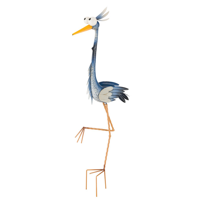 Regal Art & Gift Goofy Bird Stake - Heron | Wayfair