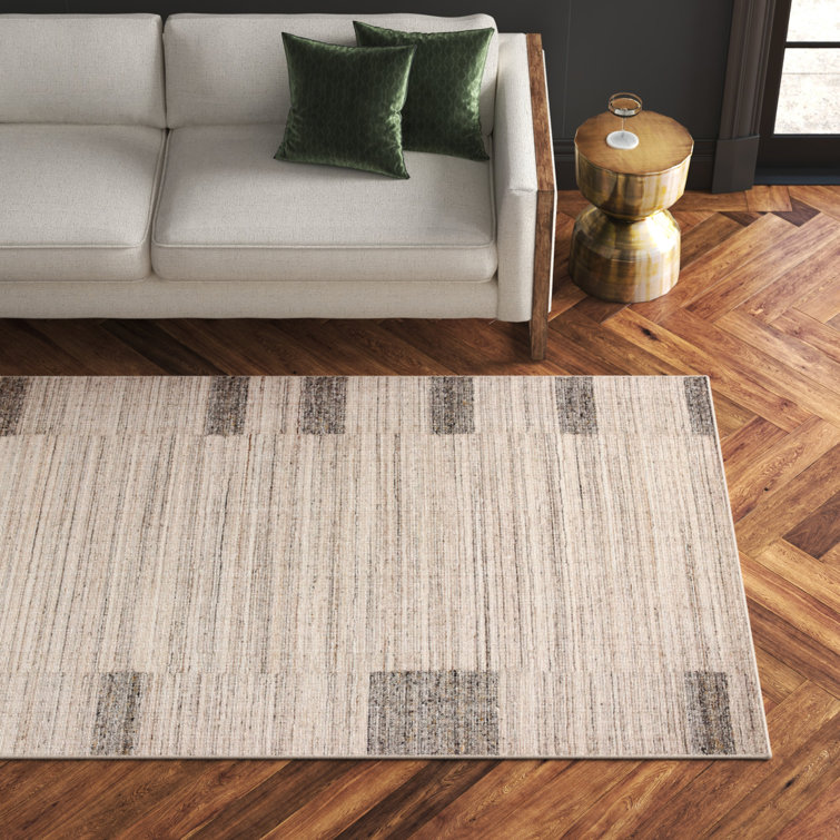 Raisa Handmade Wool Beige/Brown Rug & Reviews | Joss & Main