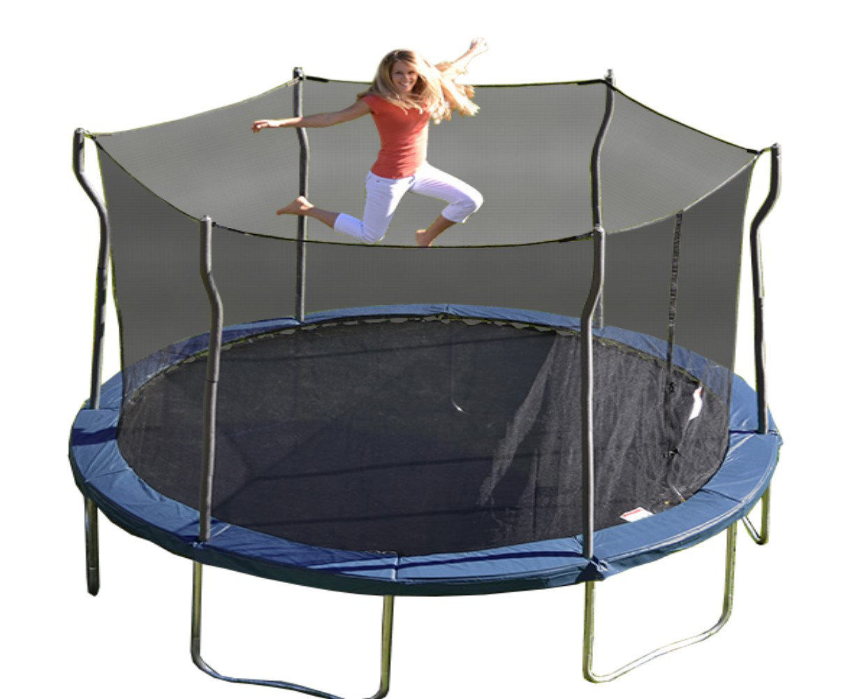 Propel Trampolines Kinetic 12' Round Backyard Trampoline with Safety ...