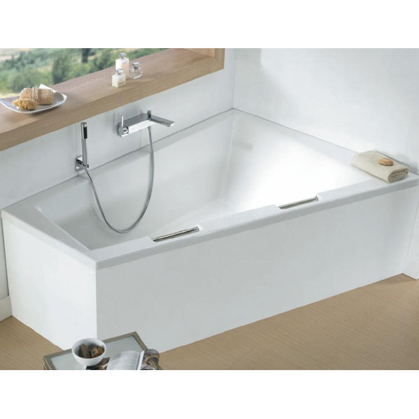 Belfry Bathroom Large Corner Bathtub Left Acrylic RIHO DOPPIO 180X130 ...