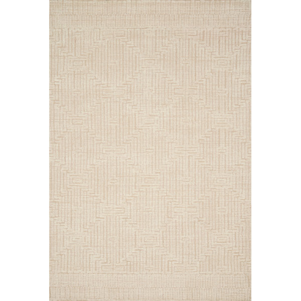 ED Ellen DeGeneres Crafted by Loloi Handmade Tufted Wool Blush/Ivory ...