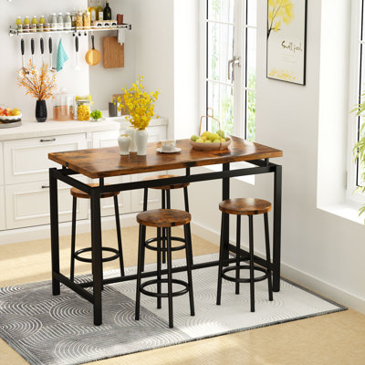 Latitude Run® 4 - Person Counter Height Dining Set & Reviews | Wayfair