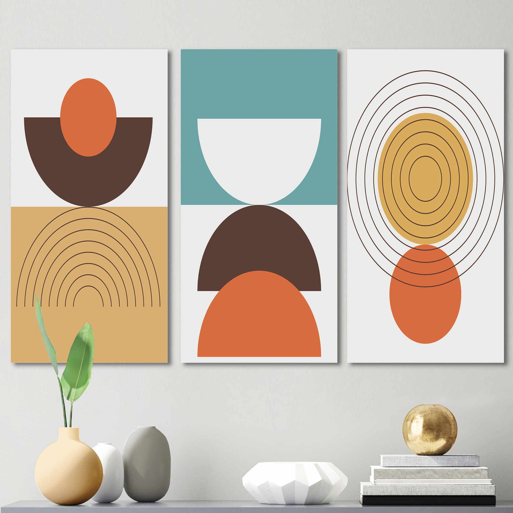 Corrigan Studio® Creative Vintage Designs In Retro Colors XIII - Mid ...