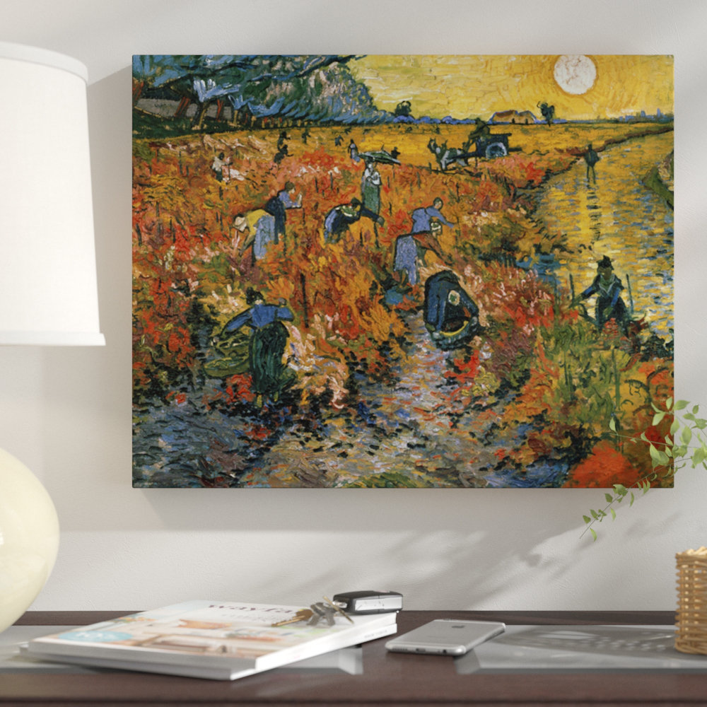Vault W Artwork The Red Vineyard At Arles, 1888 On Canvas by Vincent ...