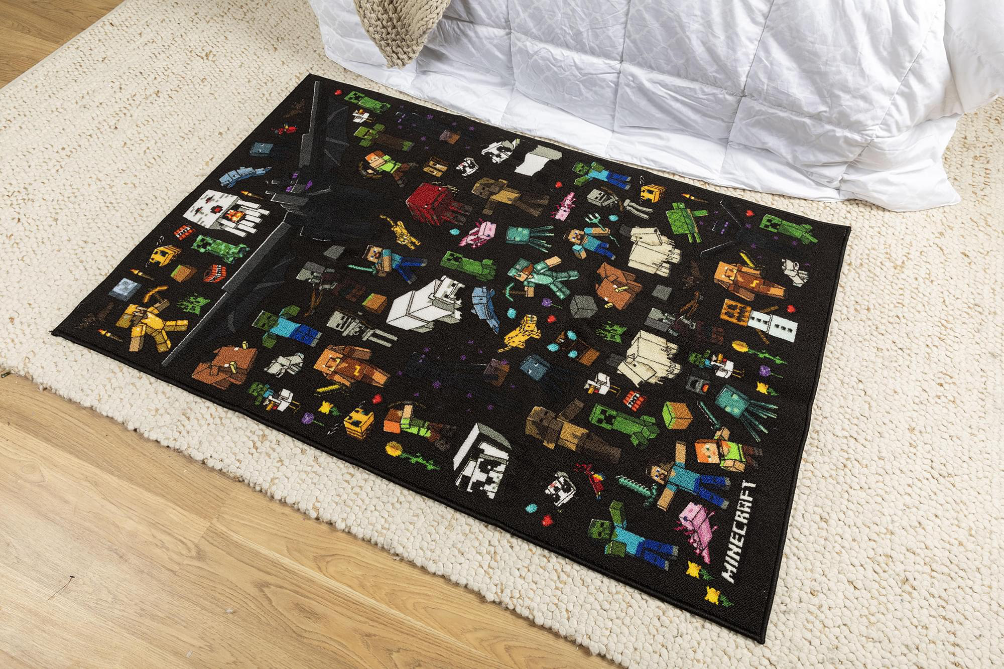 Ukonic Minecraft Mob Printed Area Rug | 60 X 39 Inches | Wayfair