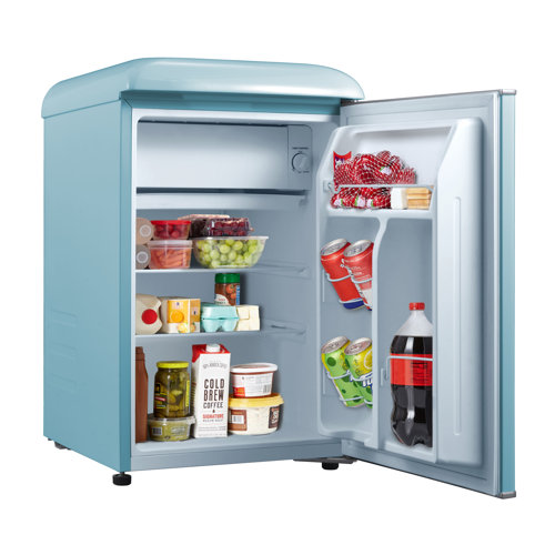 Galanz 2.5 Cubic Feet cu. ft. Freestanding Mini Fridge with Freezer ...