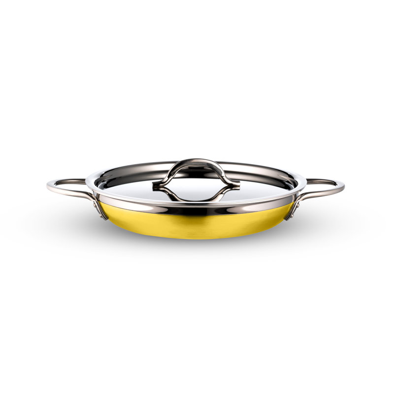 Bon Chef Stainless Steel Saute Pan with Lid | Wayfair