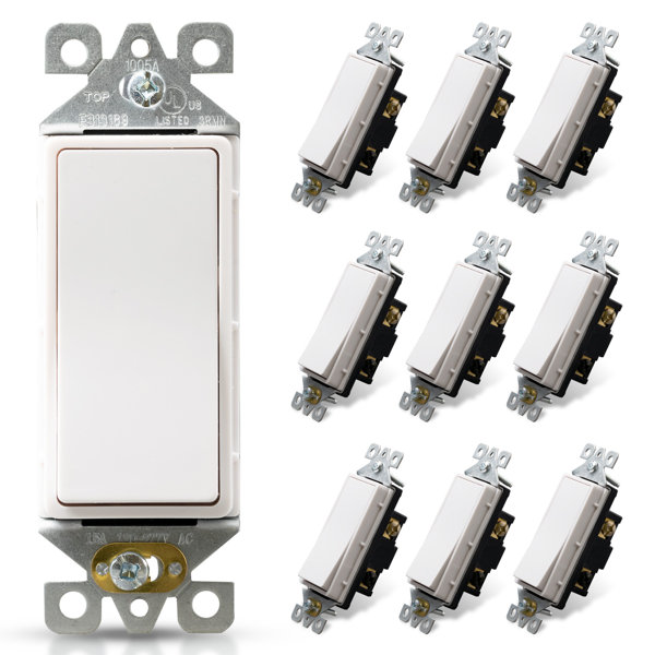 ELEGRP 15-Amp 3-Way Rocket Light Switch | Wayfair