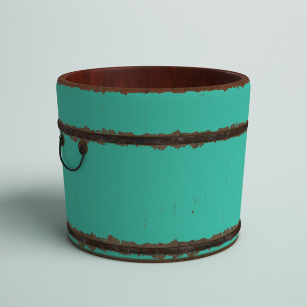 Antique Revival Venice Bucket in Turquoise | Wayfair