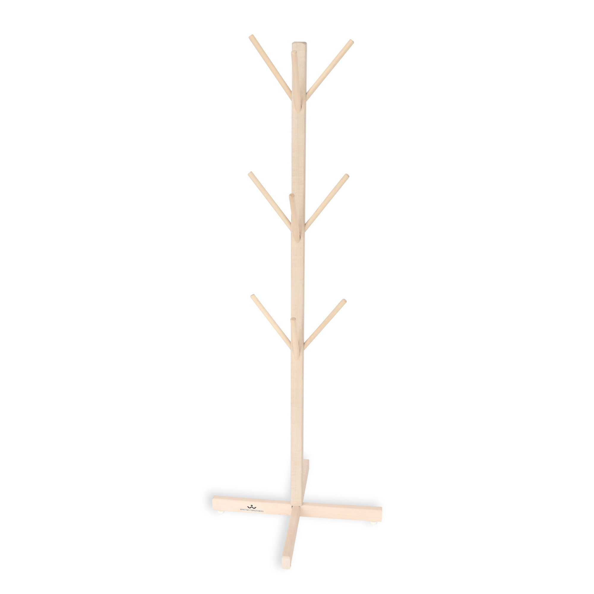 Whitney Bros. Solid Wood Freestanding Coat Rack & Reviews | Wayfair