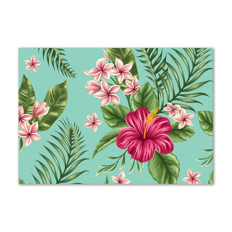 Bay Isle Home Hawaiian Flowers - Unframed Art Prints on Canvas ...
