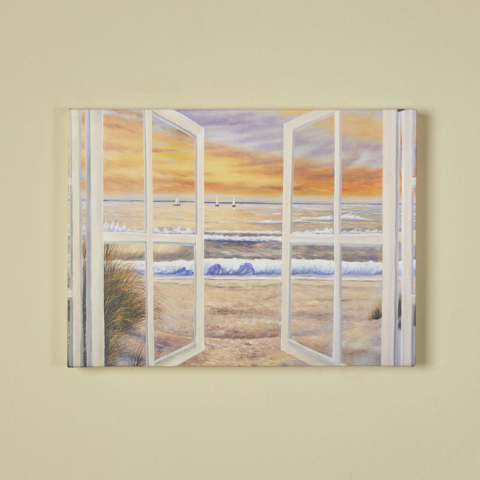 Highland Dunes Elongated Window by Joval - Print on Canvas & Reviews ...