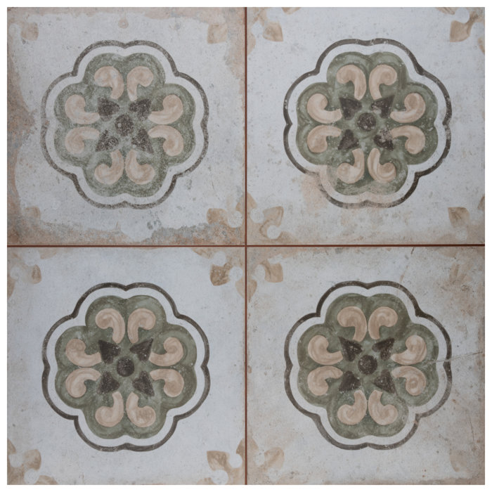 Merola Tile Kings Porto Flavia 17-5/8 In. X 17-5/8 In. Ceramic ...