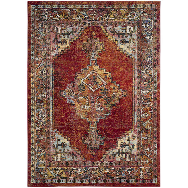 Bloomsbury Market Mcintosh Red Area Rug & Reviews | Wayfair