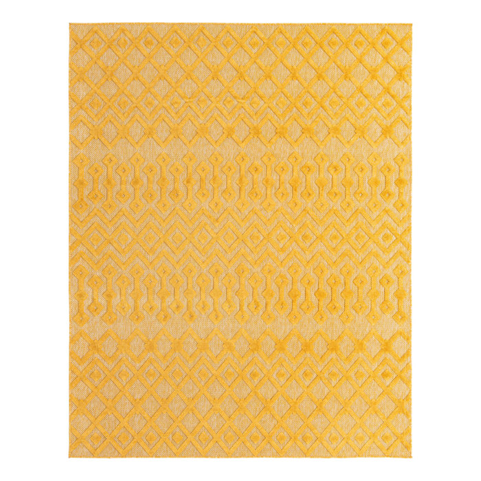 Langley Street Gritton Yellow Indoor/Outdoor Rug & Reviews | Wayfair