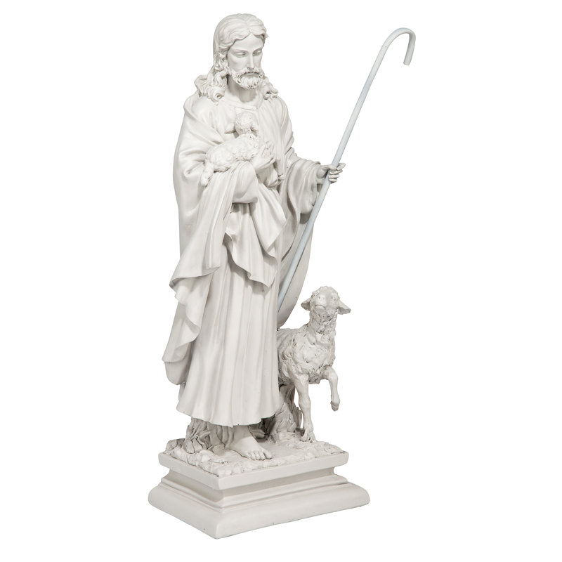 Design Toscano Jesus The Good Shepherd Garden Statue & Reviews | Wayfair