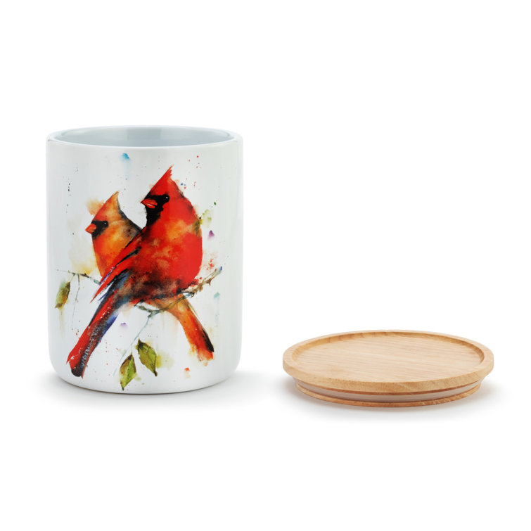 Red Barrel Studio® Cardinal Pair Kitchen Canister | Wayfair