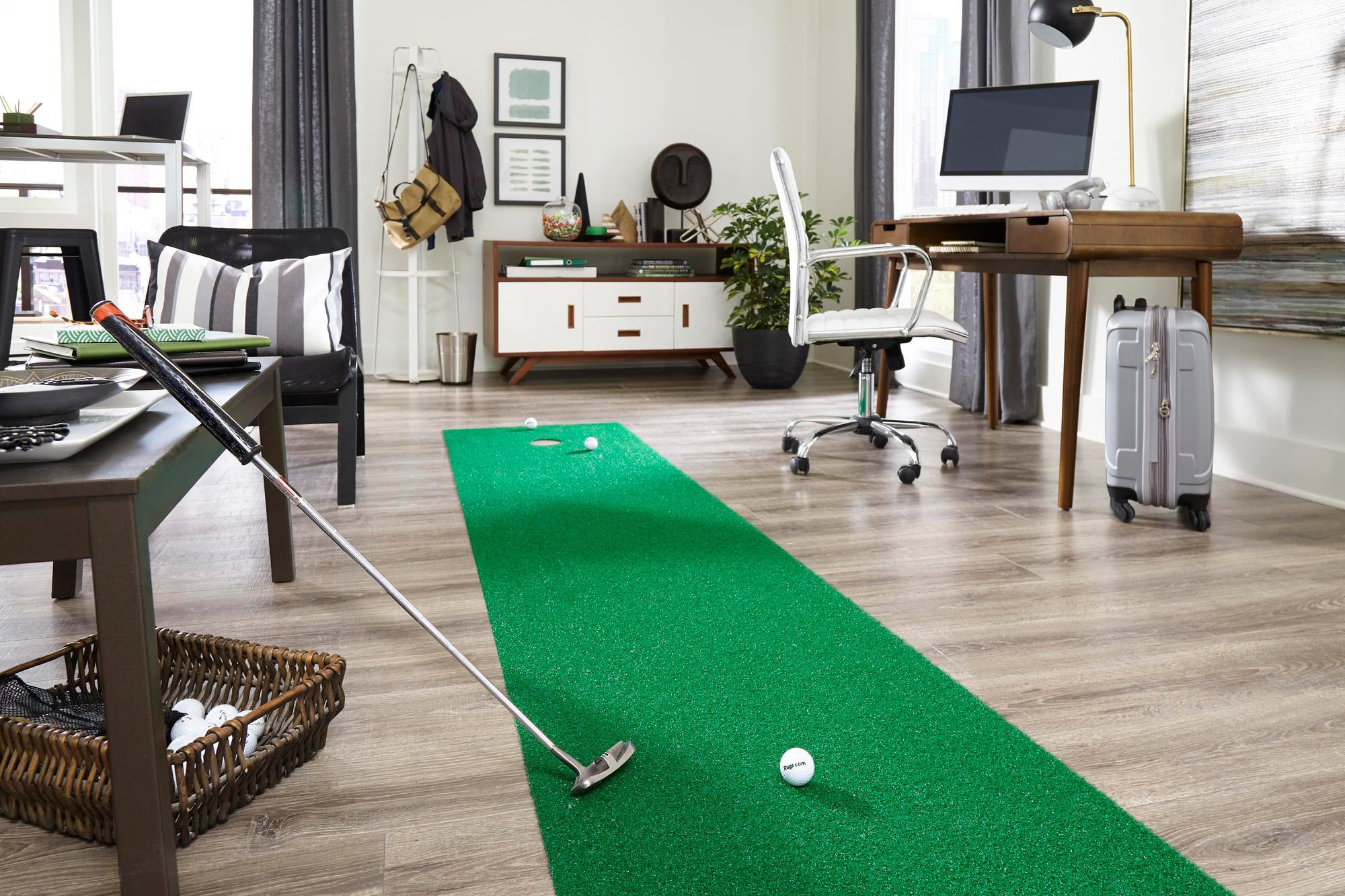 Rugs.com Tiger Golf Rug | Wayfair