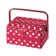 Sewing Online Medium Sewing Box , Red Spot Fabric | 26 X 18 X 15Cm ...