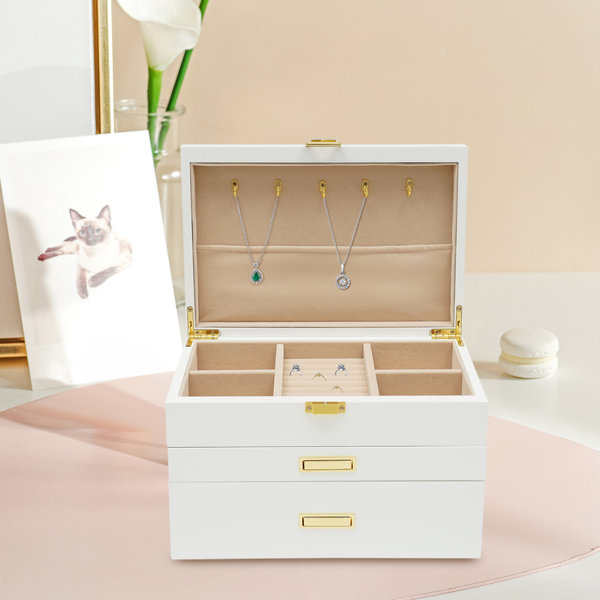 Mercer41 3 Layer Jewelry Storage Box & Reviews | Wayfair