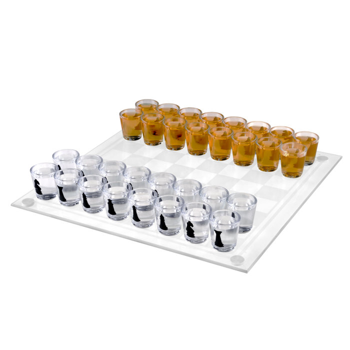 Hey! Play! Shot Glass Chess and Checkers Game Set & Reviews - Wayfair ...