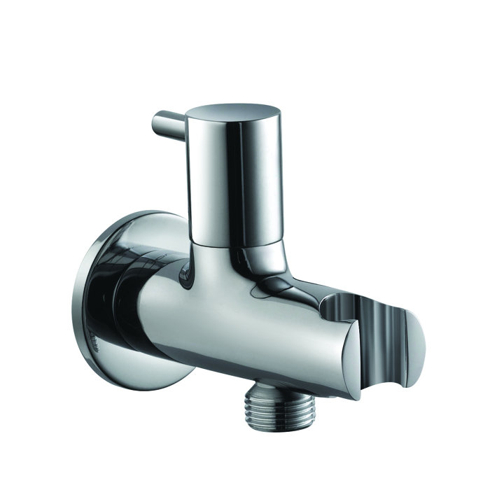 Jaquar Allied Round Wall Outlet with Shower Hook and Shut off Valve ...