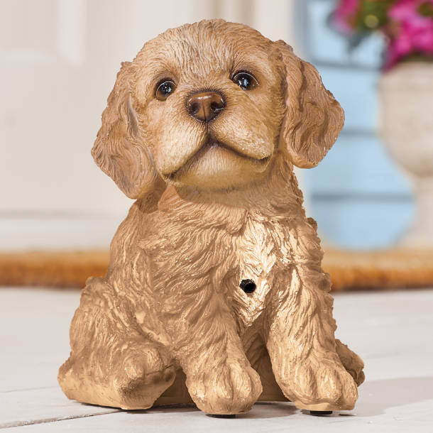Hi-Line Gift Ltd. Sitting Cockapoo Puppy Statue & Reviews | Wayfair